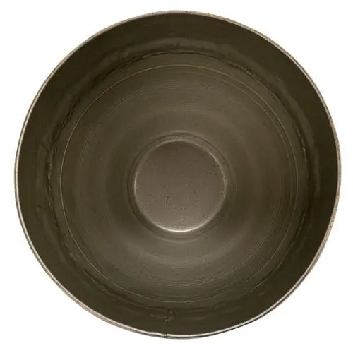 STORIED HOME Various Round Metal Planters With Distressed Finish, Pewter