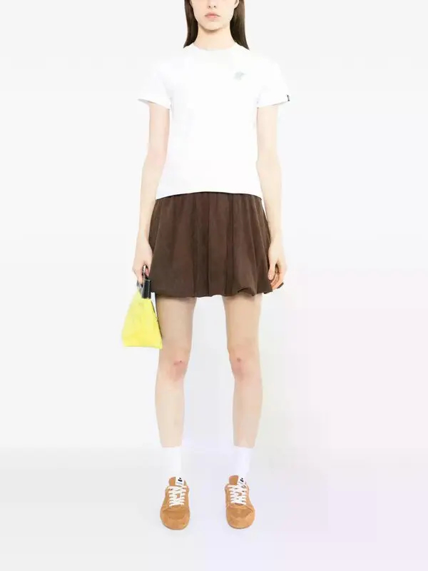 AGNES B. Logo-embroidered T-shirt