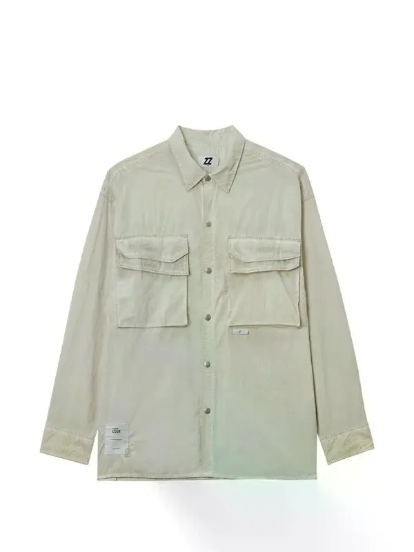 Izzue Chest-pockets Shirt - Neutrals