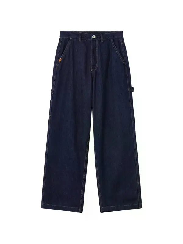 CHOCOOLATE Wide-leg Cotton Jeans - Blue