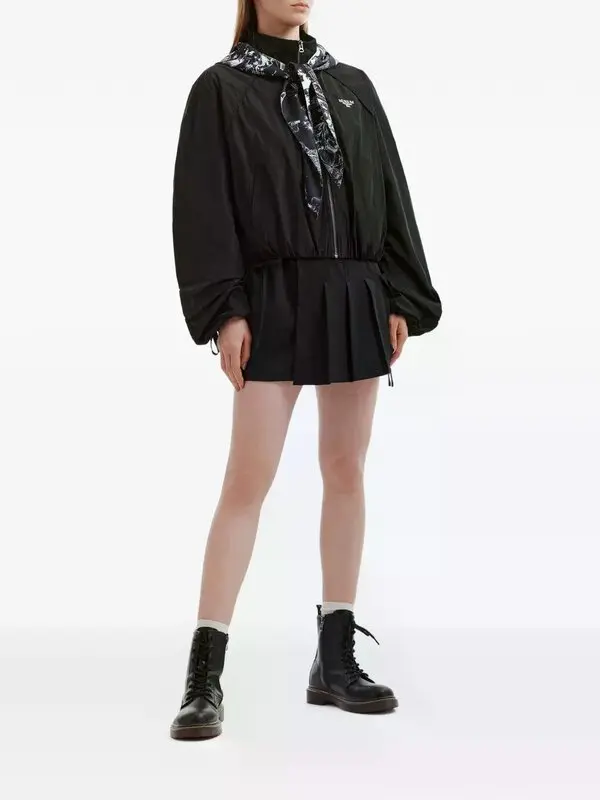 MUSIUM DIV. Ruched-sleeve Hooded Jacket