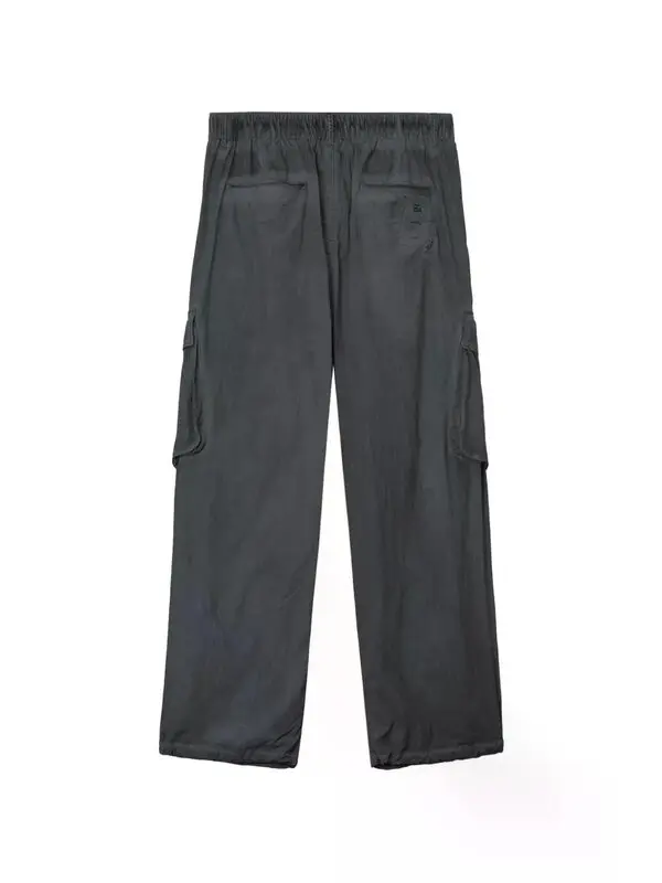 Izzue Wide-leg Cargo Trousers - Grey