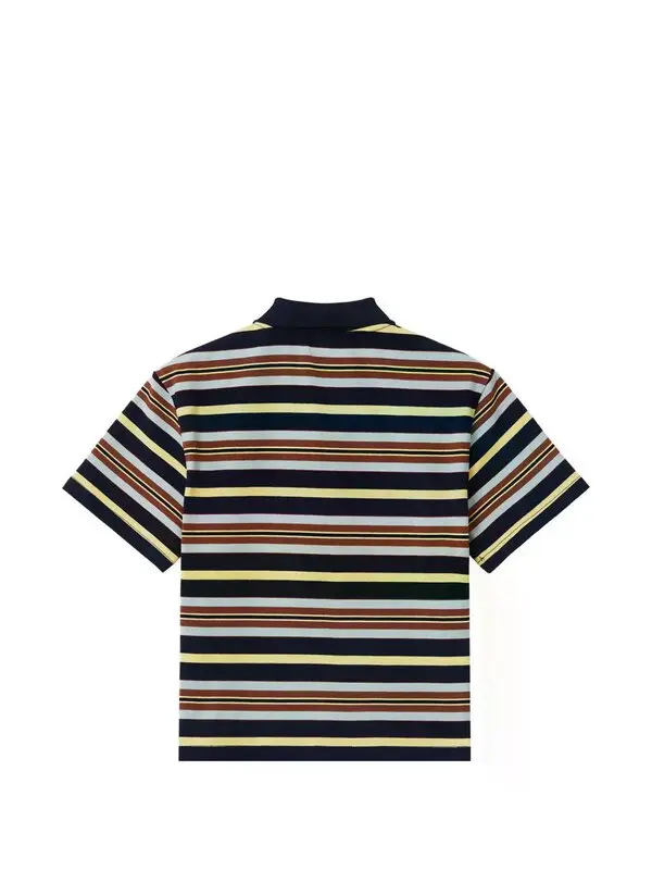 CHOCOOLATE Striped Polo Top