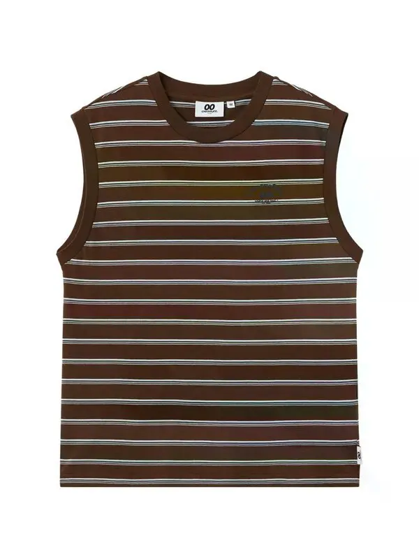 CHOCOOLATE Stripe-pattern Vest