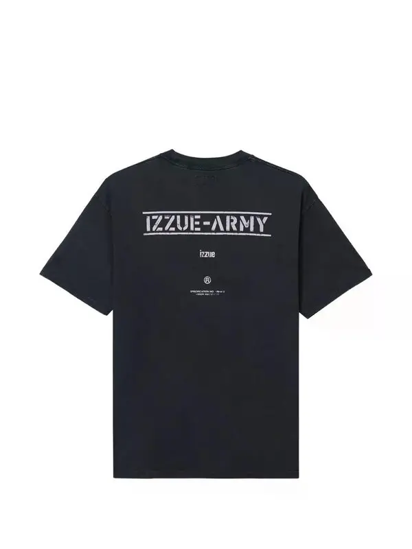 Izzue Crewneck T-shirt - Black
