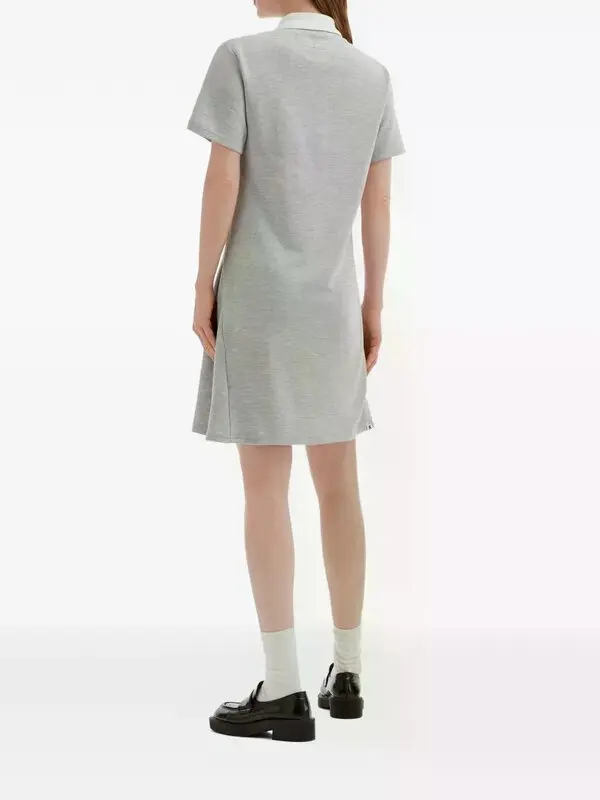 CHOCOOLATE Mini Polo A-line Dress - Grey