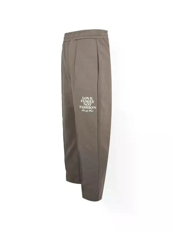 FAMILY FIRST Elasticated-waist Track Pants - Neutrals