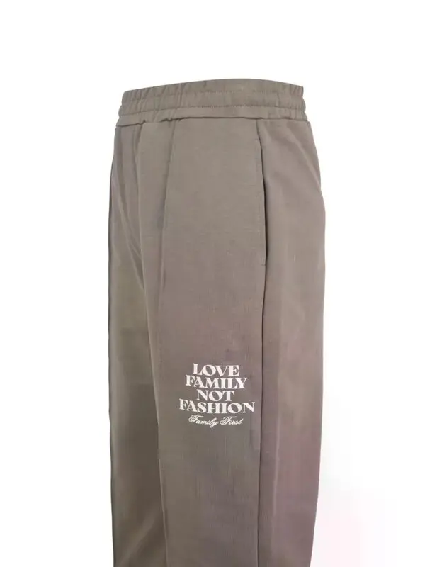 FAMILY FIRST Elasticated-waist Track Pants - Neutrals