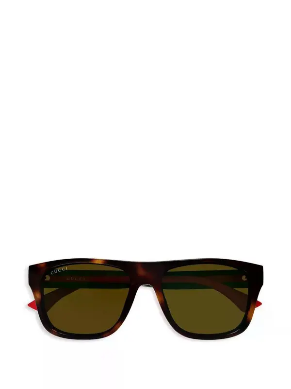 Gucci Square-frame Sunglasses - Brown