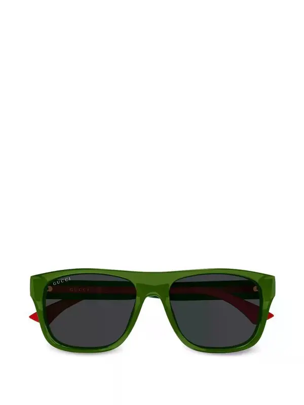Gucci Square-frame Sunglasses - Green
