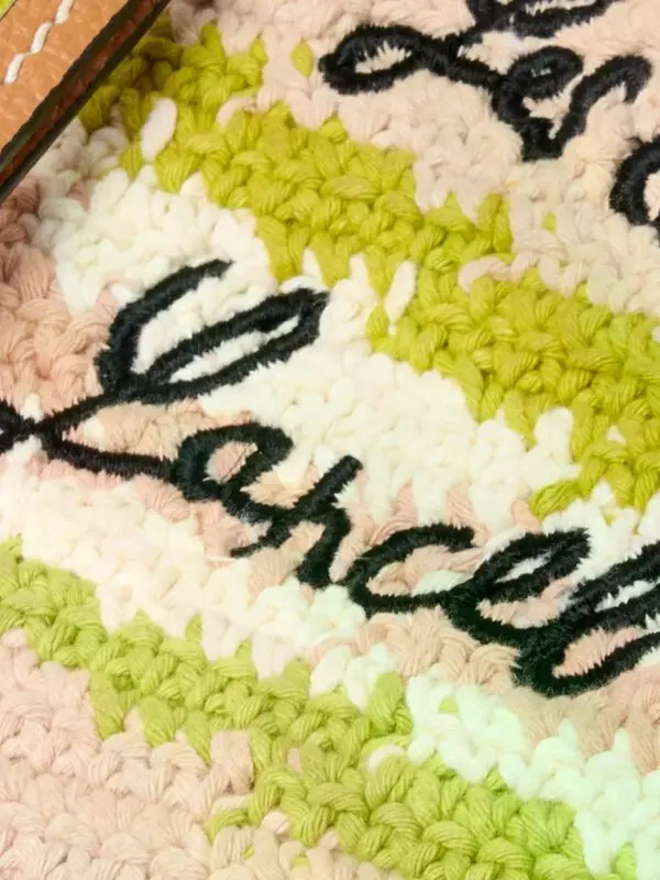 LANCEL Crochet Zip Pouch