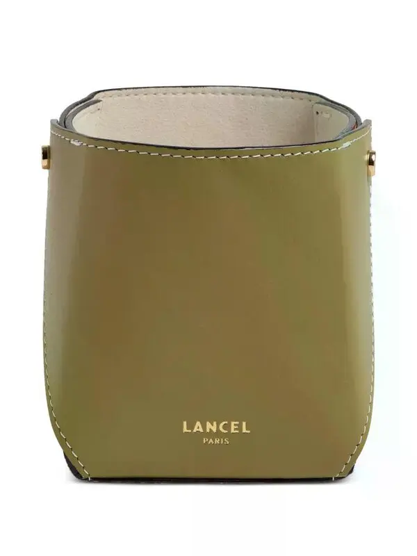 LANCEL Smooth Leather Pen Case - Green