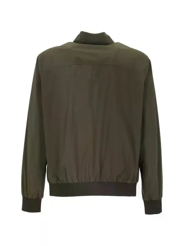 ON THE BUND Button-front Bomber Jacket