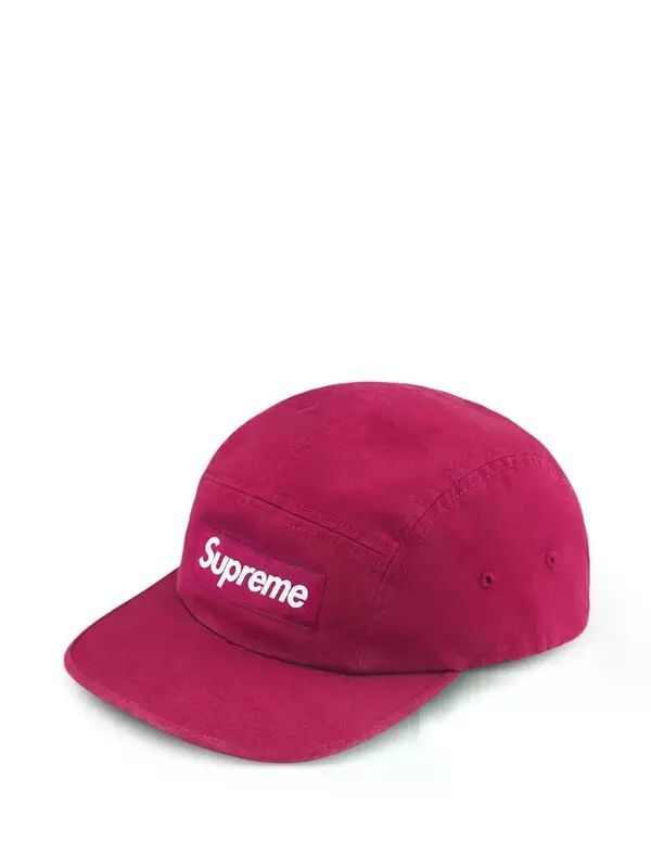 Supreme Washed Chino Twill Camp Cap - Pink