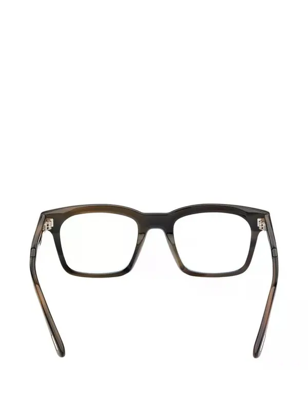 TOM FORD Square Frame Eyeglasses - Brown