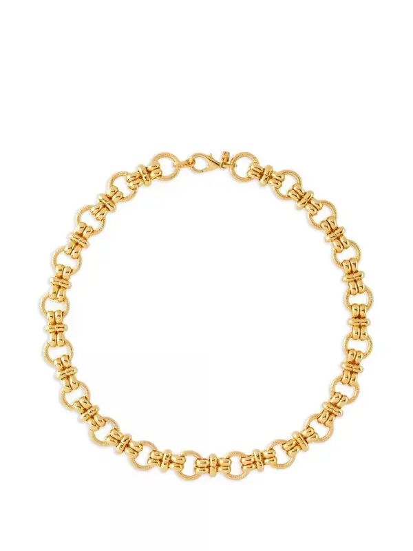 SUSAN CAPLAN 1980s Nina Ricci Chain-link Necklace - Gold