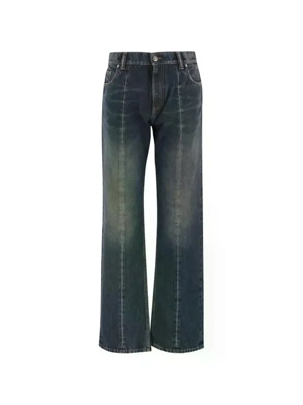 Versace Wide-leg Jeans - Blue