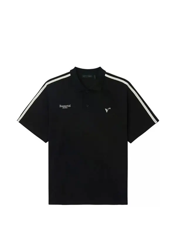FIVE CM Stripe-detail Polo Shirt
