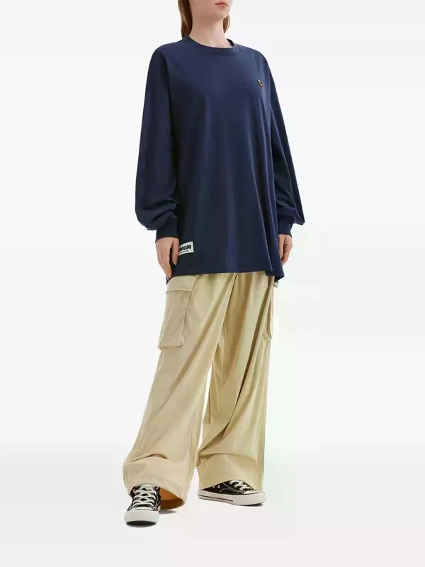 CHOCOOLATE Wide-leg Cargo Pants - Neutrals