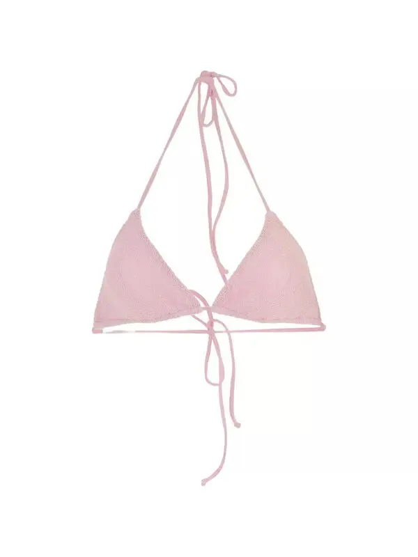 MC2 SAINT BARTH Triangle Tie Bikini Top - Pink