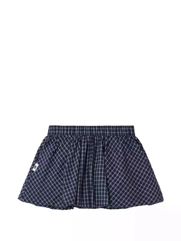 CHOCOOLATE Checked Mini Skirt