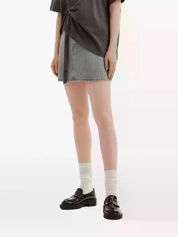 B+AB Embellished Mini Skirt