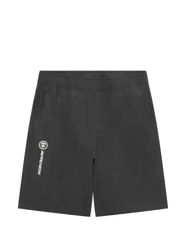 AAPE BY *A BATHING APE Logo Lettering Shorts - Grey