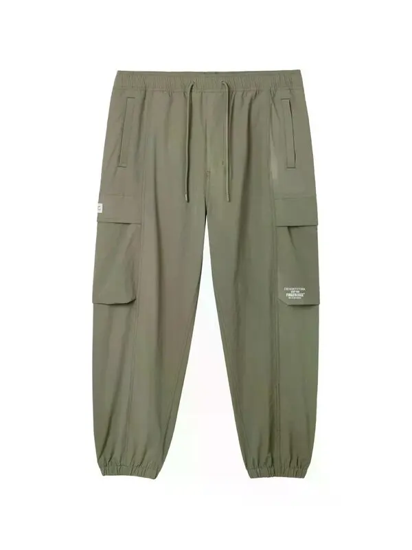 FINGERCROXX Drawstring Cargo Trousers - Green