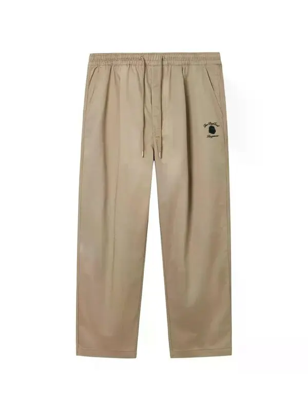 FINGERCROXX Logo-patch Trousers - Neutrals
