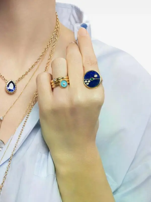 Retrouvai Compass Multi-stone Ring