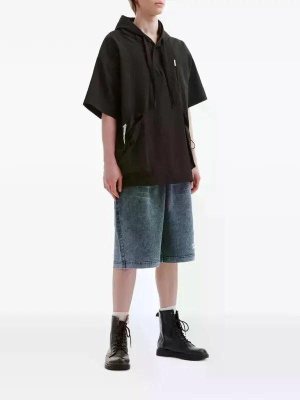 MUSIUM DIV. Drawstring-waist Denim Shorts
