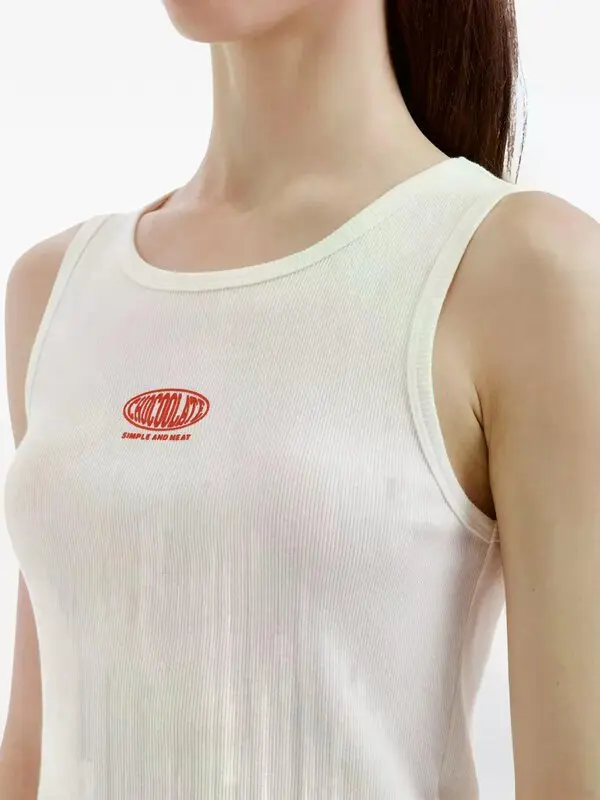 CHOCOOLATE Ribbed Tank Top