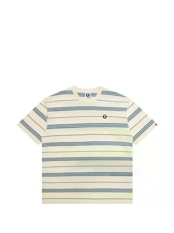 AAPE BY *A BATHING APE Striped Logo T-shirt