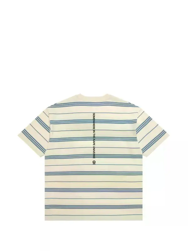 AAPE BY *A BATHING APE Striped Logo T-shirt