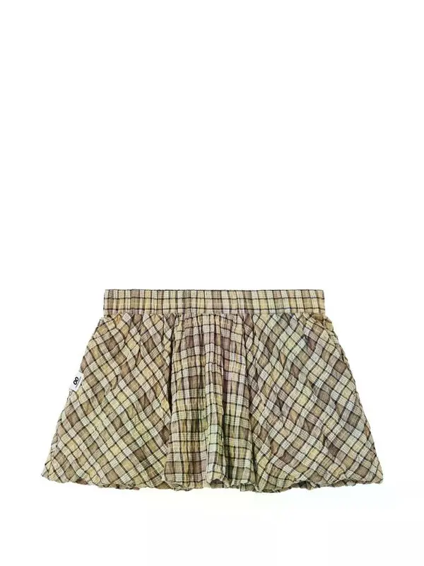 CHOCOOLATE Plaid Mini Skirt