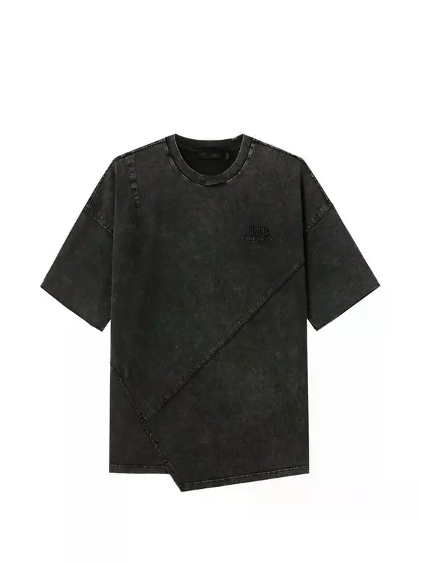 FIVE CM Logo-embroidered T-shirt - Black