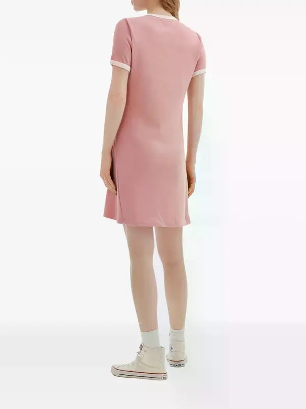 CHOCOOLATE Contrast-trim Mini Dress - Pink