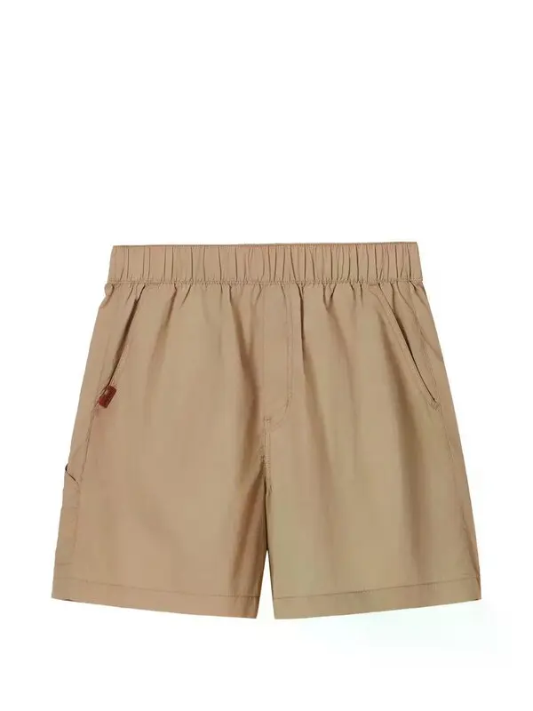 CHOCOOLATE Logo-patch Shorts - Neutrals