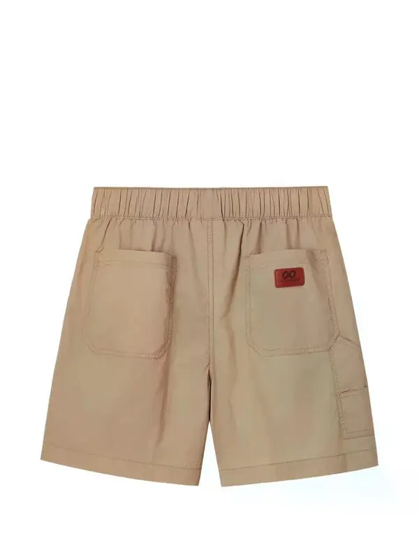 CHOCOOLATE Logo-patch Shorts - Neutrals
