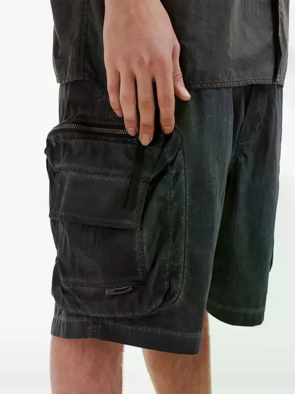 Izzue Faded-effect Cargo Shorts