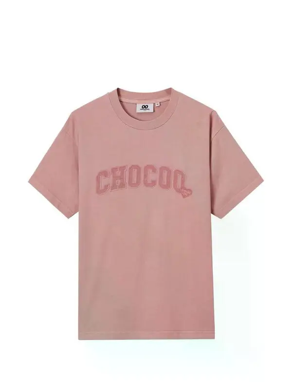 CHOCOOLATE Logo Appliqué T-shirt - Pink