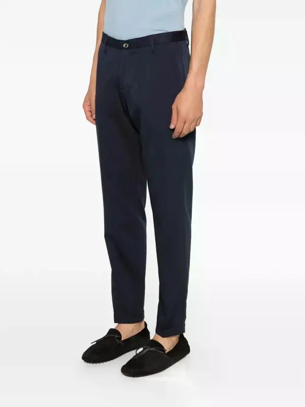 Imperial Cuffed-hem Trousers - Blue