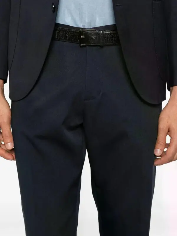 Imperial Cuffed-hem Trousers - Blue
