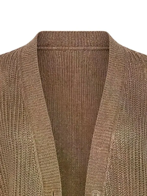 Kinross Cashmere Open Texture Cardigan