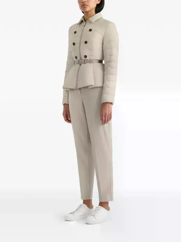 Mackage Serafina Belted Quilted Jacket - Neutrals
