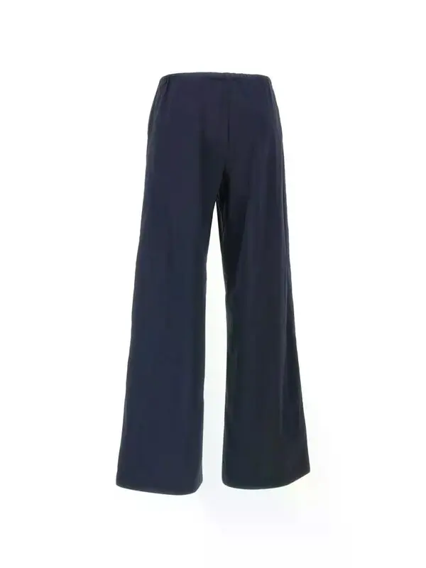 Herno Elasticated Wide-leg Trousers - Blue