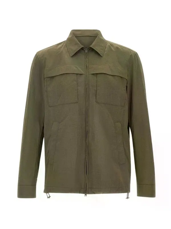 Herno Check Jacket - Green