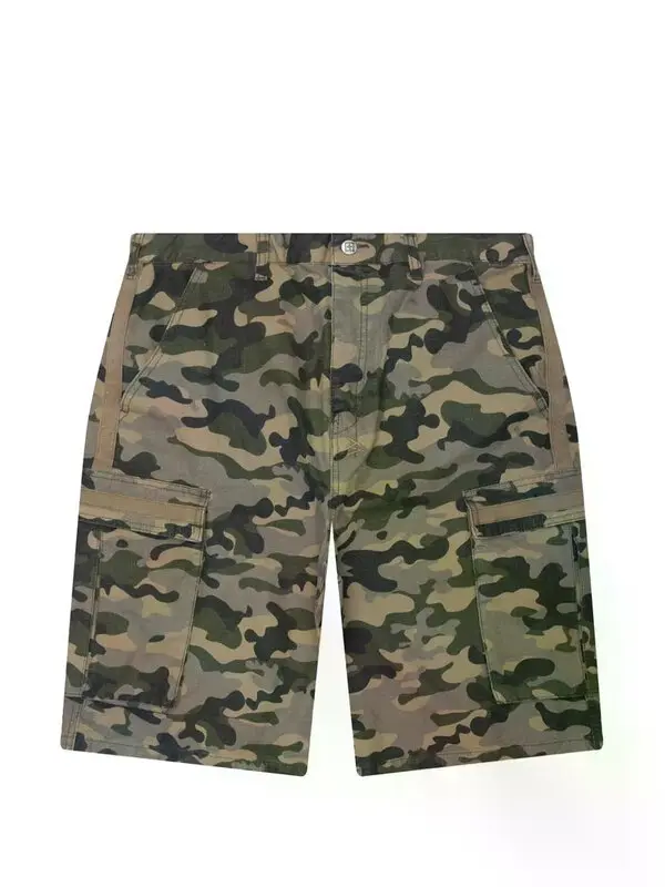 Ksubi Troop Print Cargo Shorts - Green