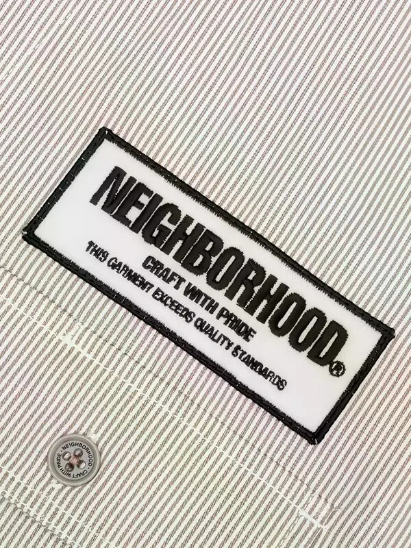 NEIGHBORHOOD Stripe Pocket Polo Shirt - Neutrals