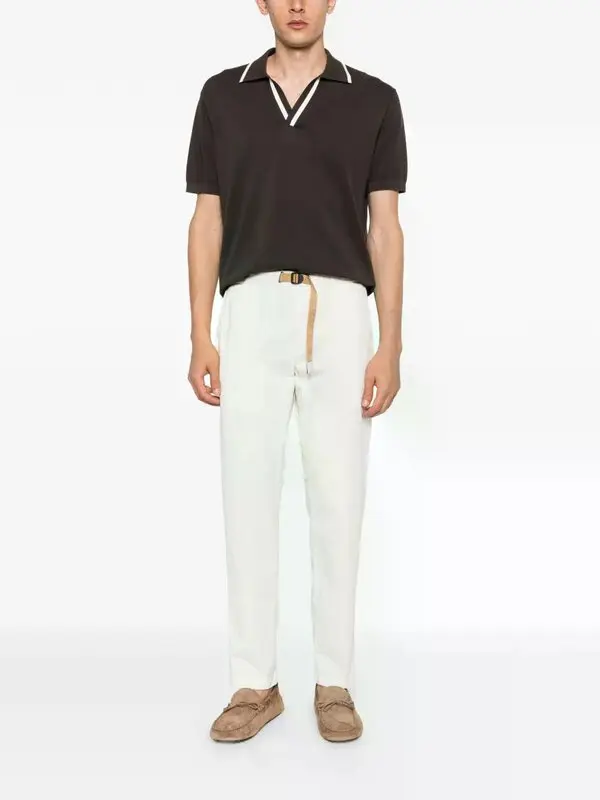 WHITE SAND Elasticated Trousers - Neutrals